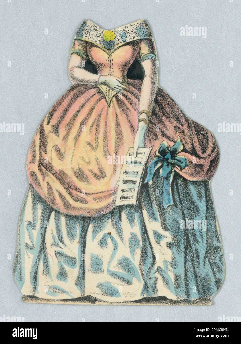 Print, Jenny Lind Paper Doll Costume, Singer in Concert-Toilette ...