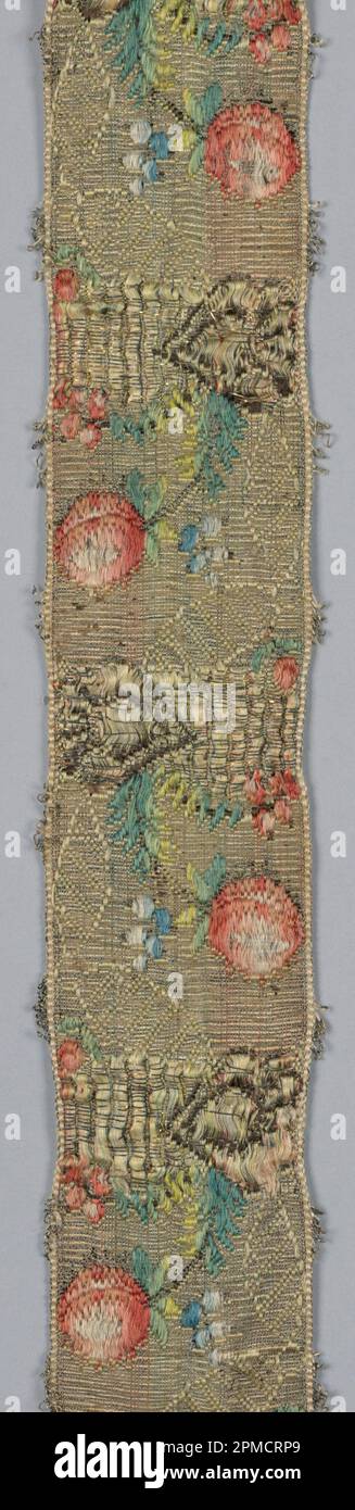 Ribbon; silk, metallic thread Stock Photo - Alamy