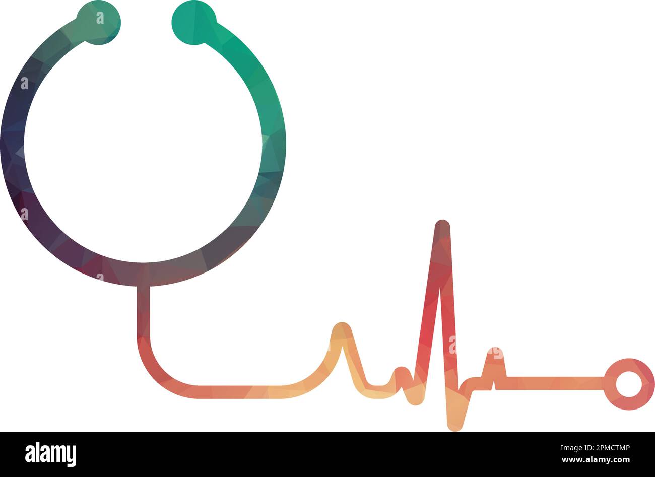 Health consult logo design template. Stethoscope isolated on bubble ...