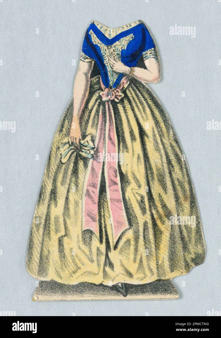 Print, Jenny Lind Paper Doll Costume, Agathe from the opera "Der ...
