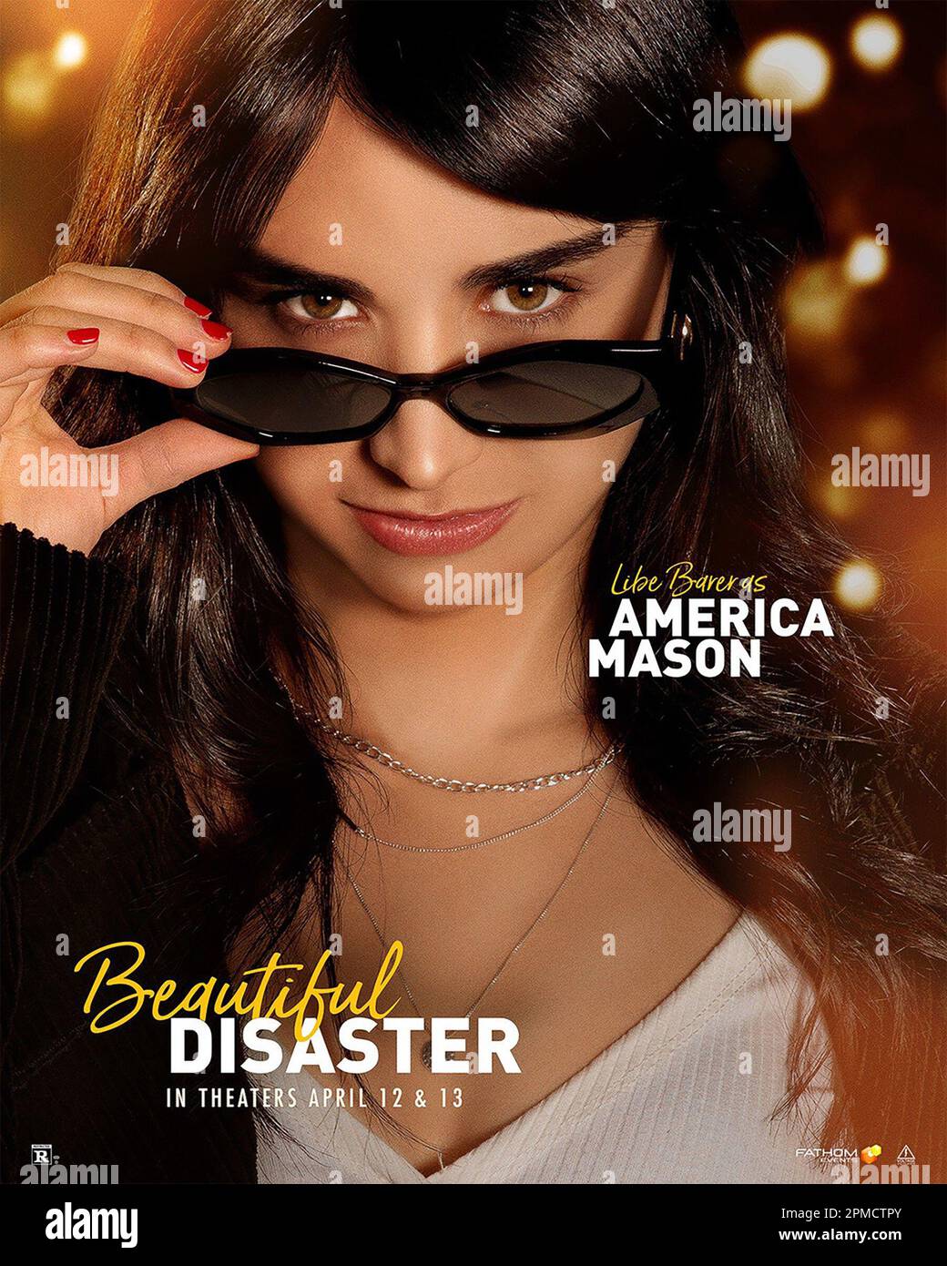 BEAUTIFUL DISASTER, US character poster, Libe Barer, 2023. © Voltage ...