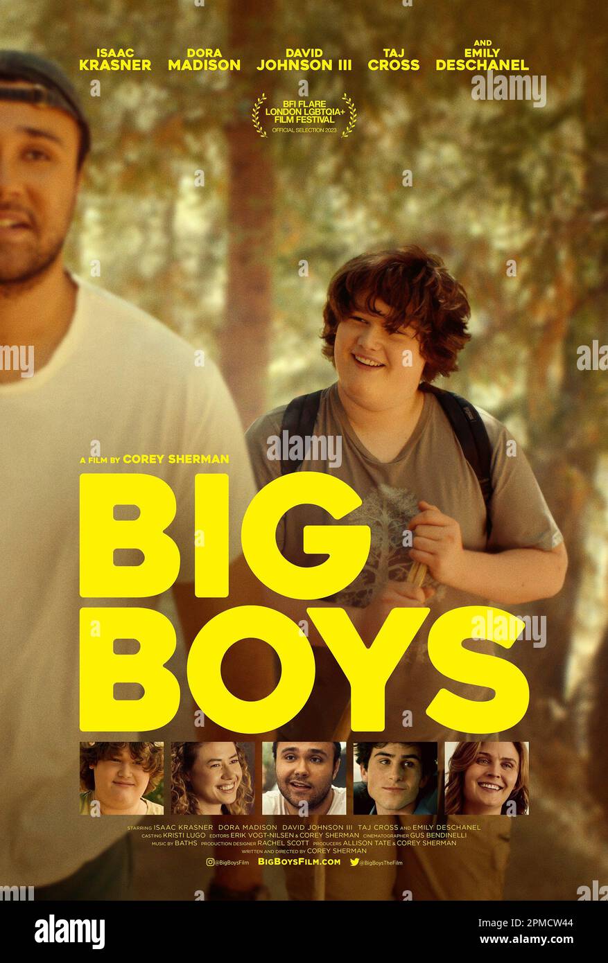 BIG BOYS, poster, top, from left: David Johnson III, Isaac Krasner, bottom, from left: Isaac ...
