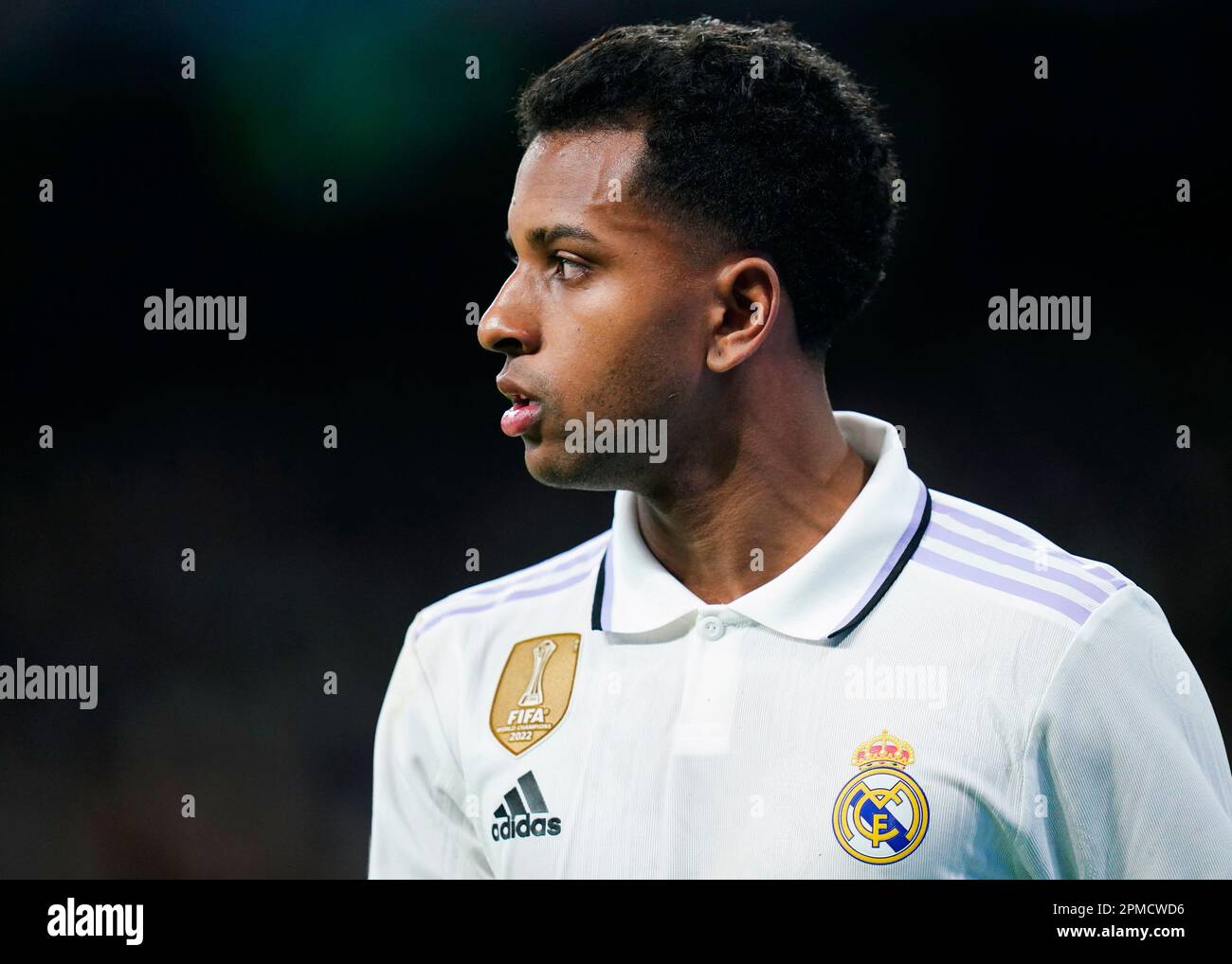 Madrid, Spain. 12th Apr, 2023. Rodrygo Goes of Real Madrid during the ...