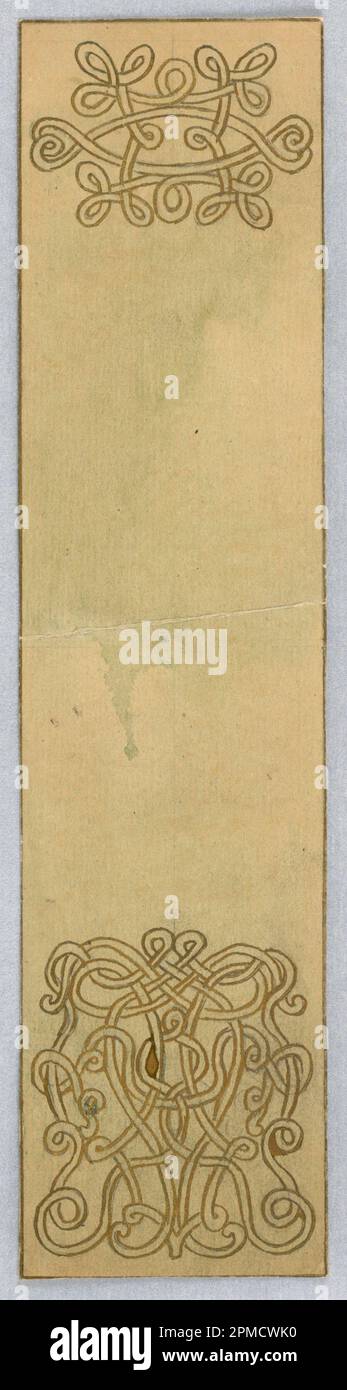 Drawing, Design for a Book Binding; Designed by Alice Cordelia Morse ...