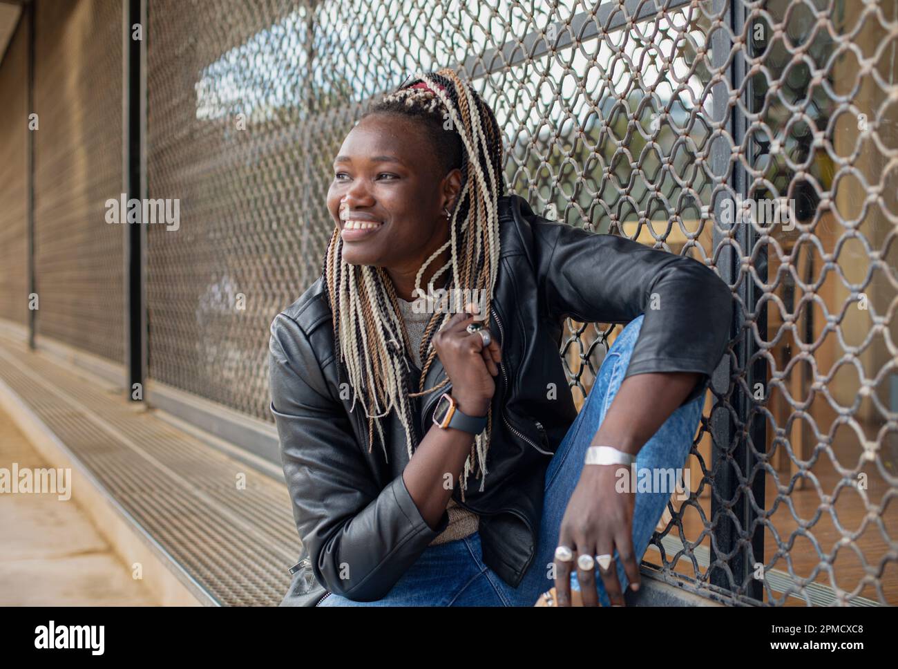 African girl braids hair Stock Photo - Alamy