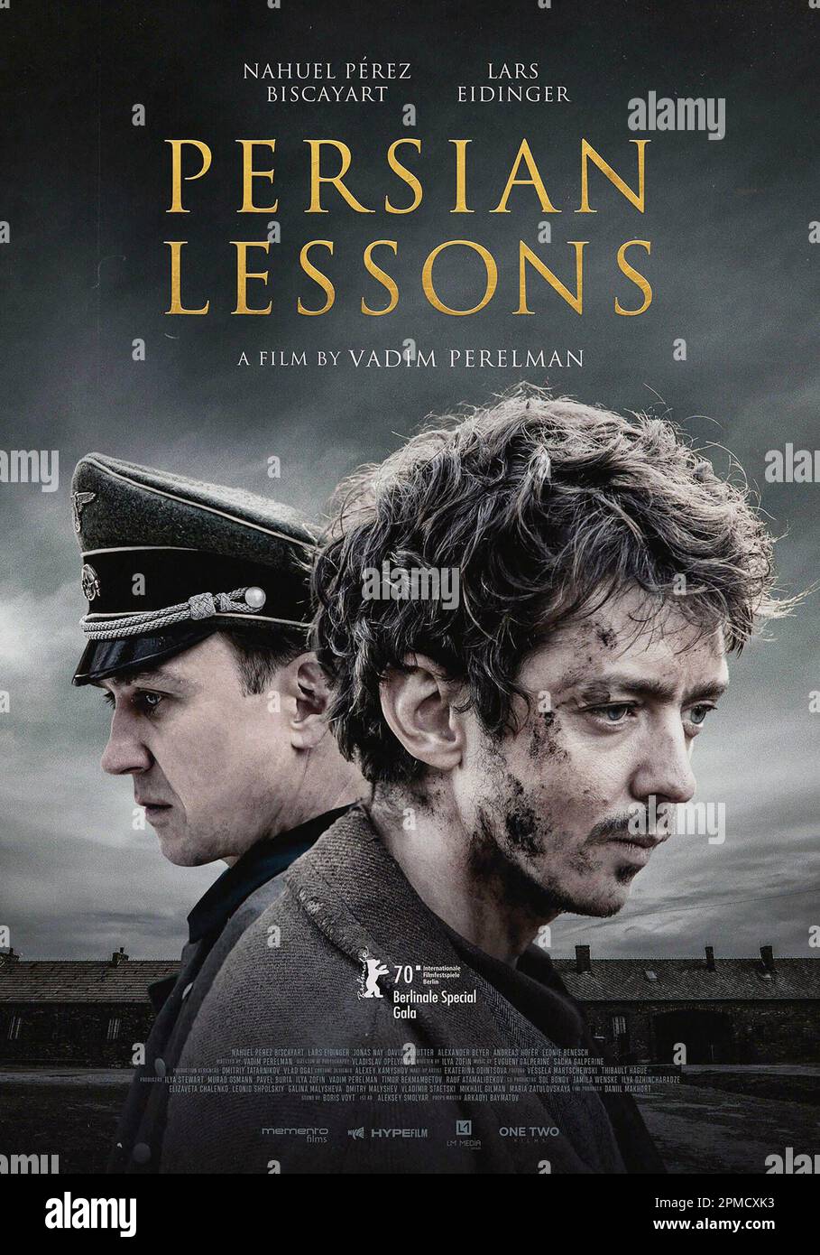 PERSIAN LESSONS, US poster, from left: Lars Eidinger, Nahuel Perez ...