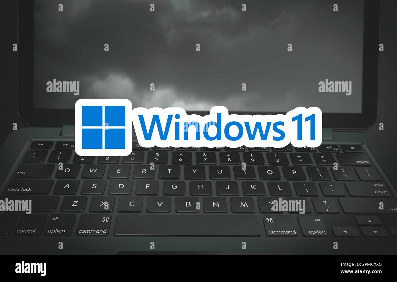 windows 11, logo design for use on social media and news sites Stock ...