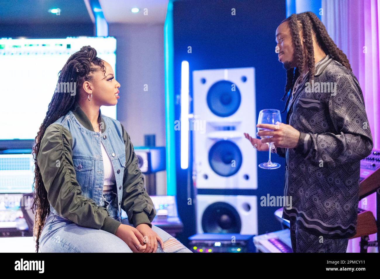 PRAISE THIS, from left: Chloe Bailey, Quavo, 2023. ph: Jessica Miglio ...