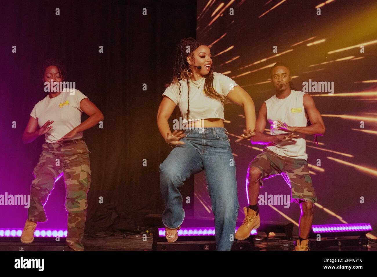 PRAISE THIS, from left: Kiara Iman, Chloe Bailey, Ilario Grant, 2023 ...