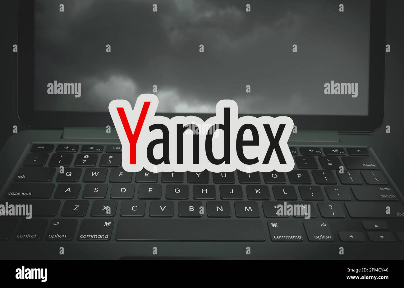 yandex, logo design for use on social media and news sites Stock Photo ...