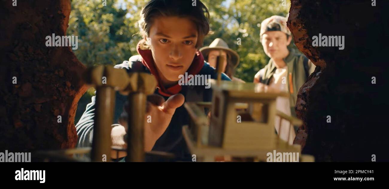 THE QUEST FOR TOM SAWYER'S GOLD, from left: Kobi Frumer, Amanda Joy Erickson, Dodge Prince, 2023 ...