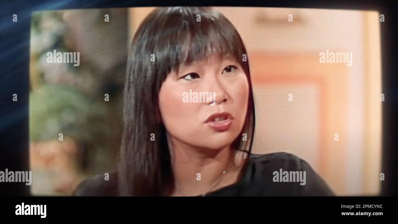 THE LOST WEEKEND: A LOVE STORY, May Pang, shown in archival footage ...