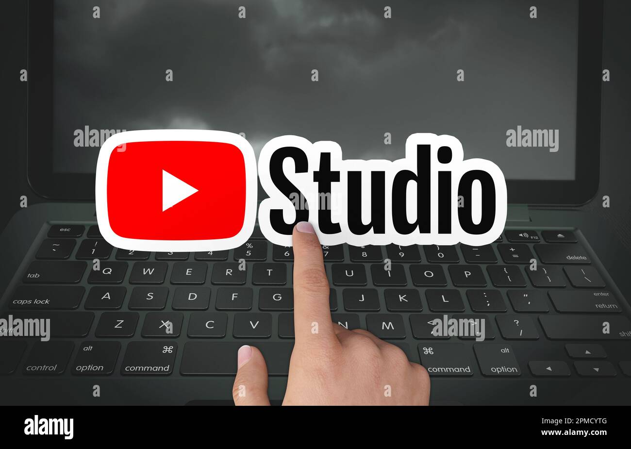 youtube studio, logo design for use on social media and news sites ...