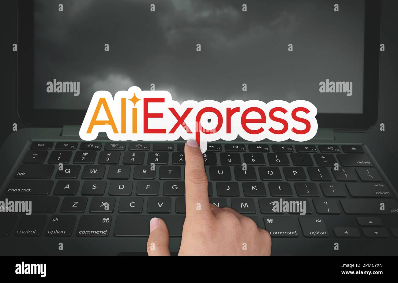 aliexpress, logo design for use on social media and news sites Stock ...