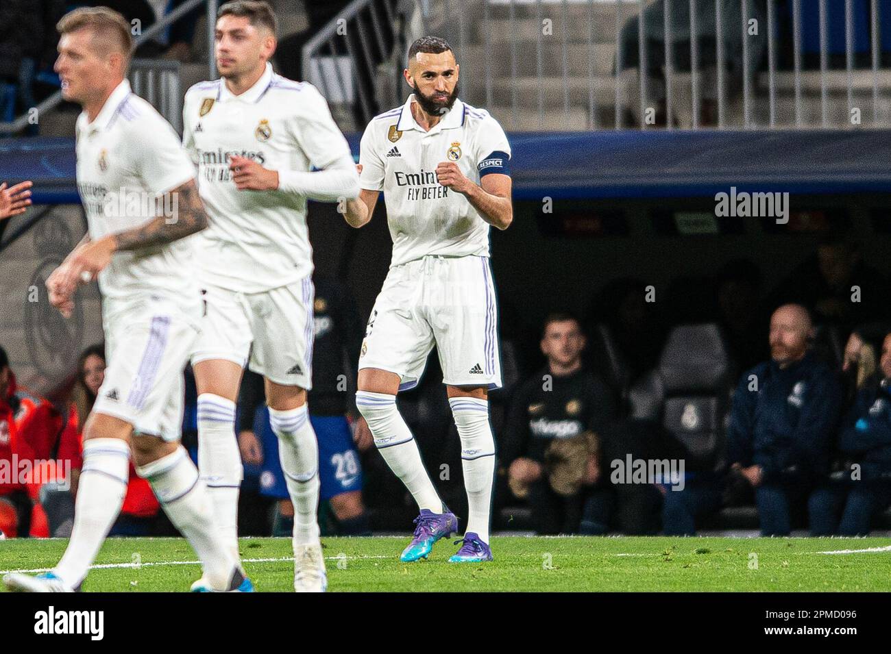 12th April 2023; Santiago Bernabeu Stadium, Madrid, Spain, Champions ...