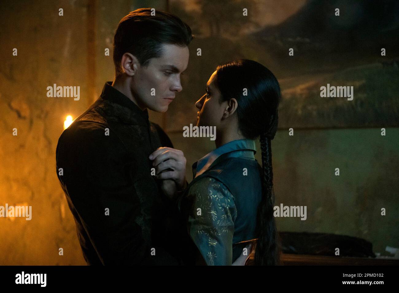 SHADOW AND BONE, from left: Freddy Carter, Amita Suman, 'Ni Weh Sesh (I Have No Heart)', (Season ...