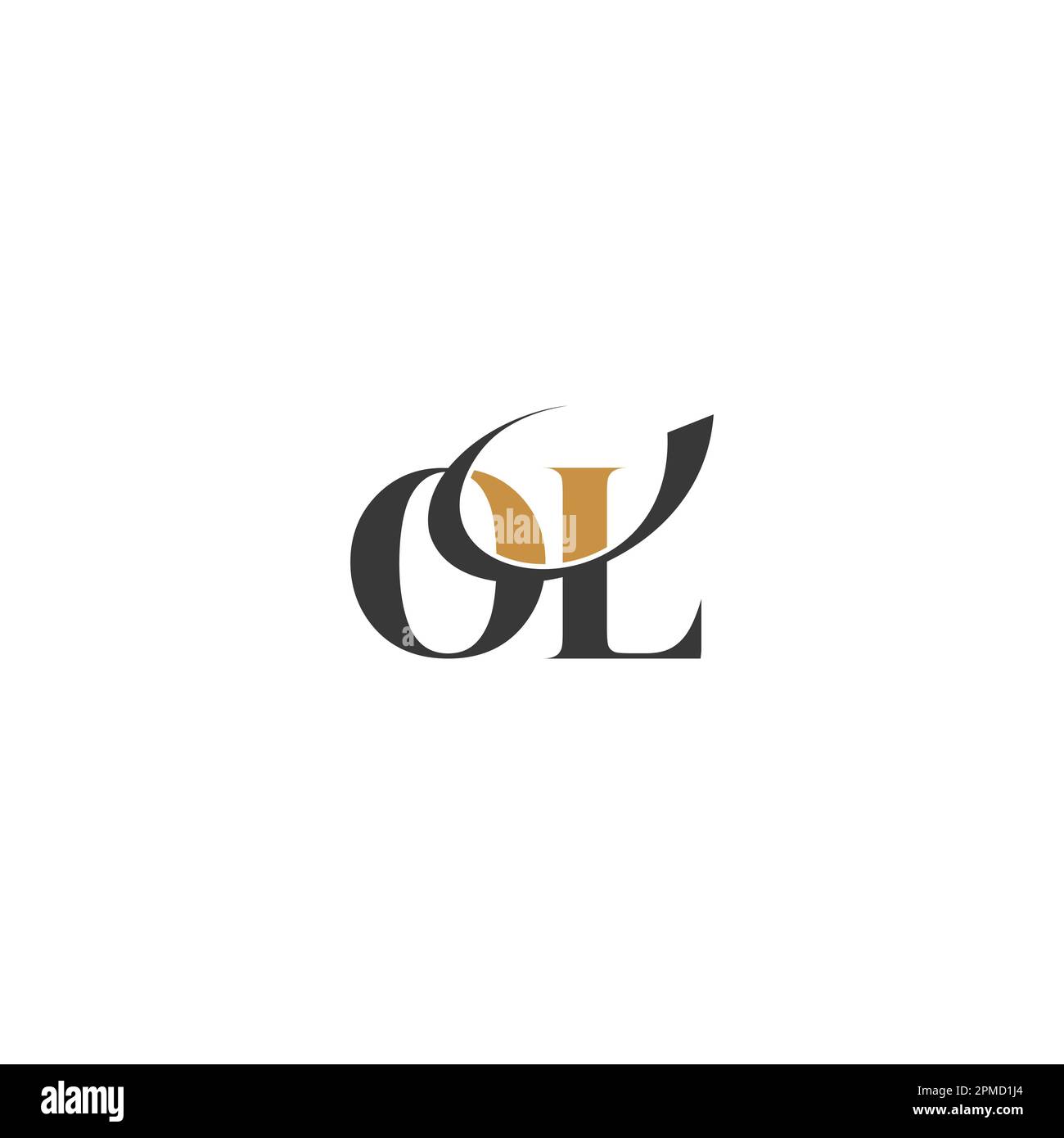 Alphabet Initials logo OL, LO, O and L Stock Vector Image & Art - Alamy