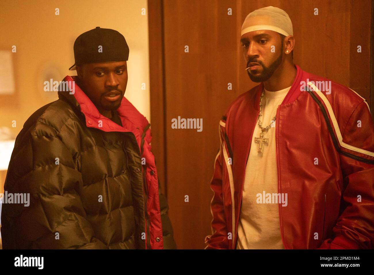 WU-TANG: AN AMERICAN SAGA, from left: Shameik Moore as Raekwon, Siddiq Saunderson as Ghostface ...