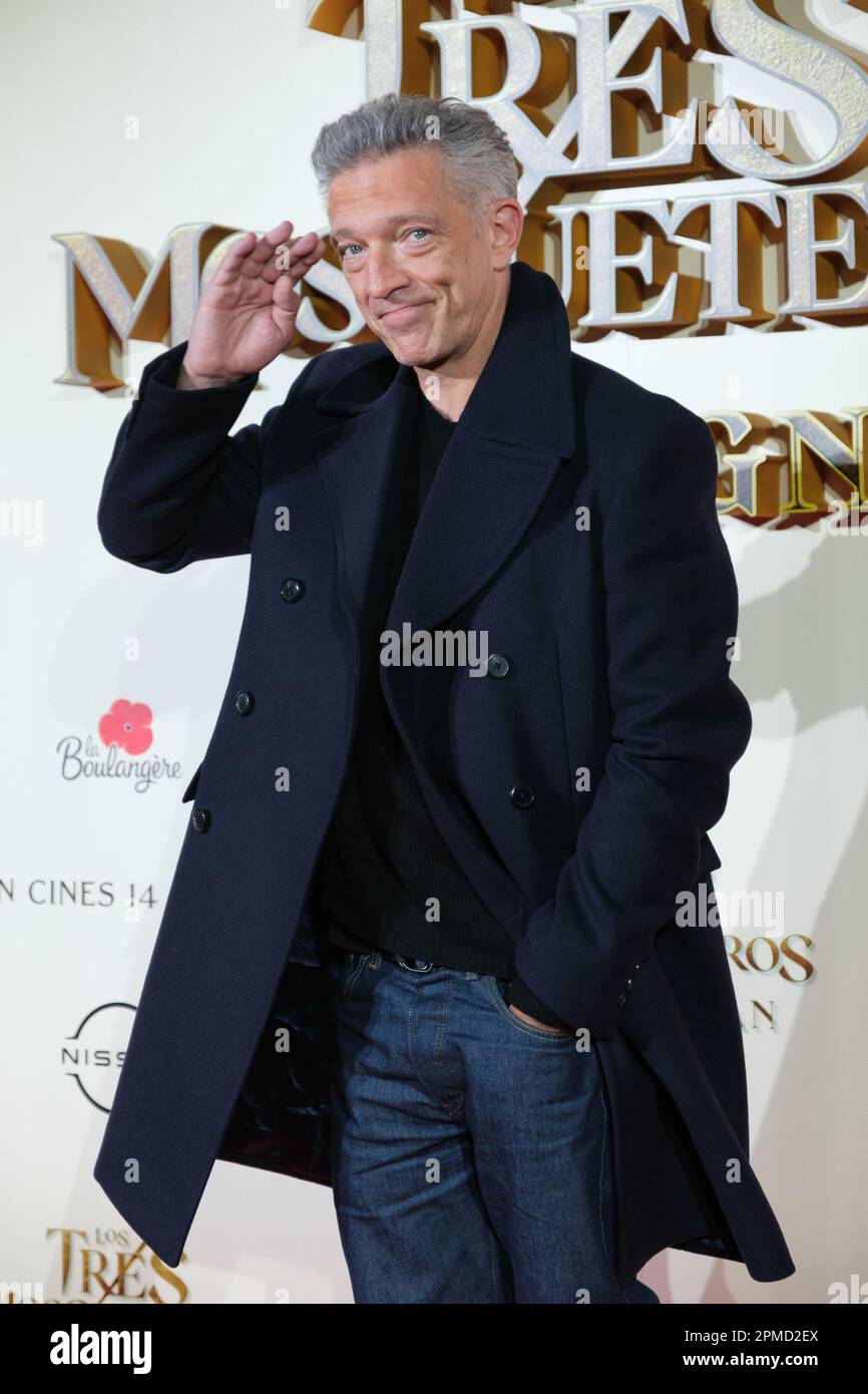 Madrid, Spain. 12th Apr, 2023. Vincent Cassel attends the premiere of ...