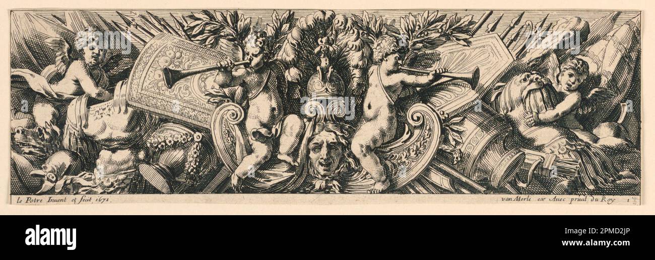 Putti etching hi-res stock photography and images - Alamy