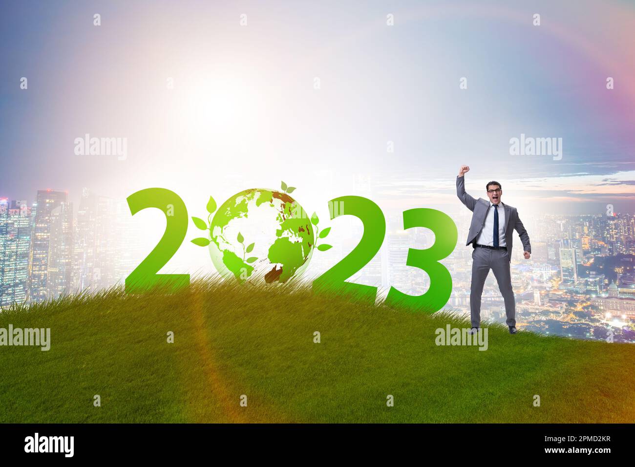 Year of 2023 in the ecological concept Stock Photo - Alamy