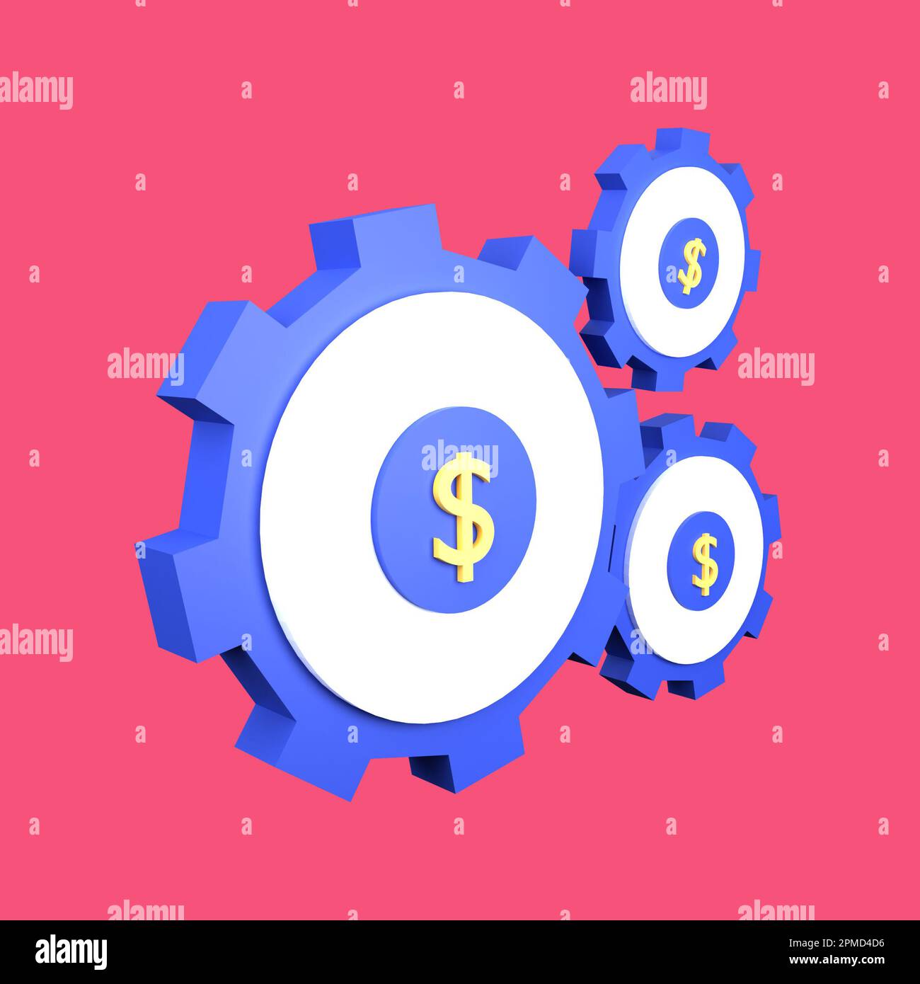 3d illustration gear object Stock Photo - Alamy