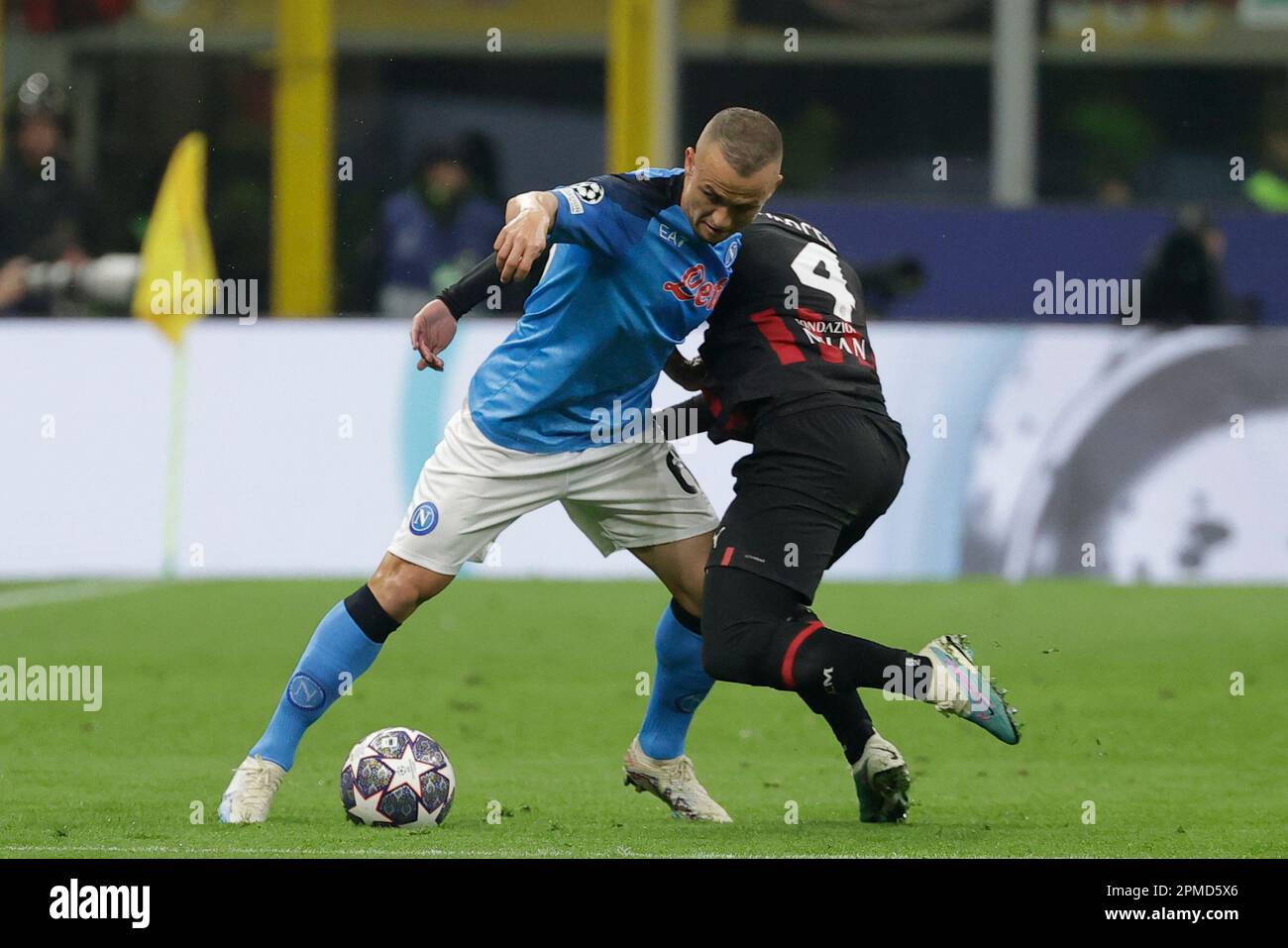 Stadio San Siro, Milan, Italy, 12th April 2023; Champions League Football, Quarter Final, First ...