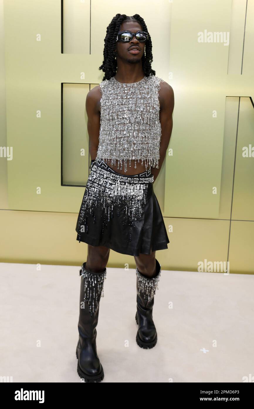 Versace FW23 Show at the Pacific Design Center on March 9, 2023 in West ...