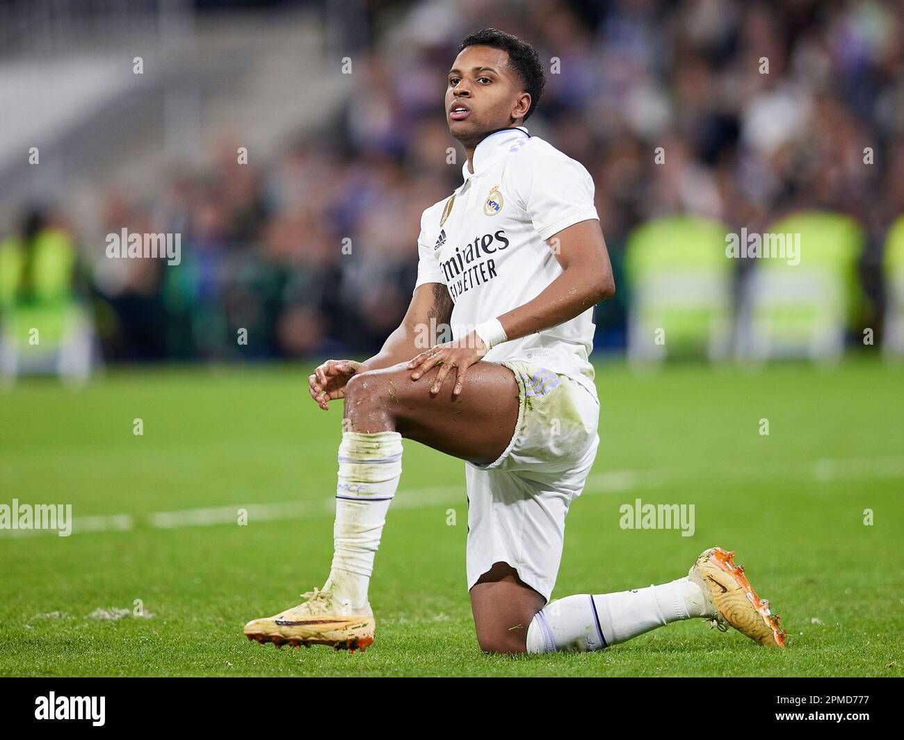 Madrid, Spain. 12th Apr, 2023. Rodrygo Goes of Real Madrid seen during ...