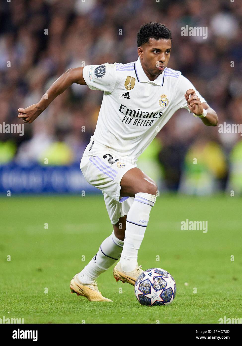 Madrid, Spain. 12th Apr, 2023. Rodrygo Goes of Real Madrid seen in ...