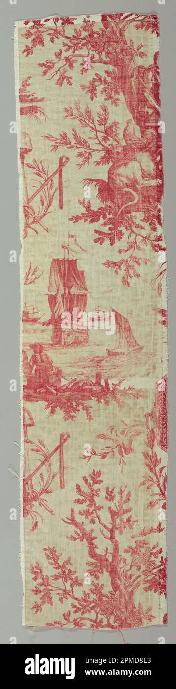 Textile (France); Designed by Jean-Baptiste Marie Huet (French, 1745 ...
