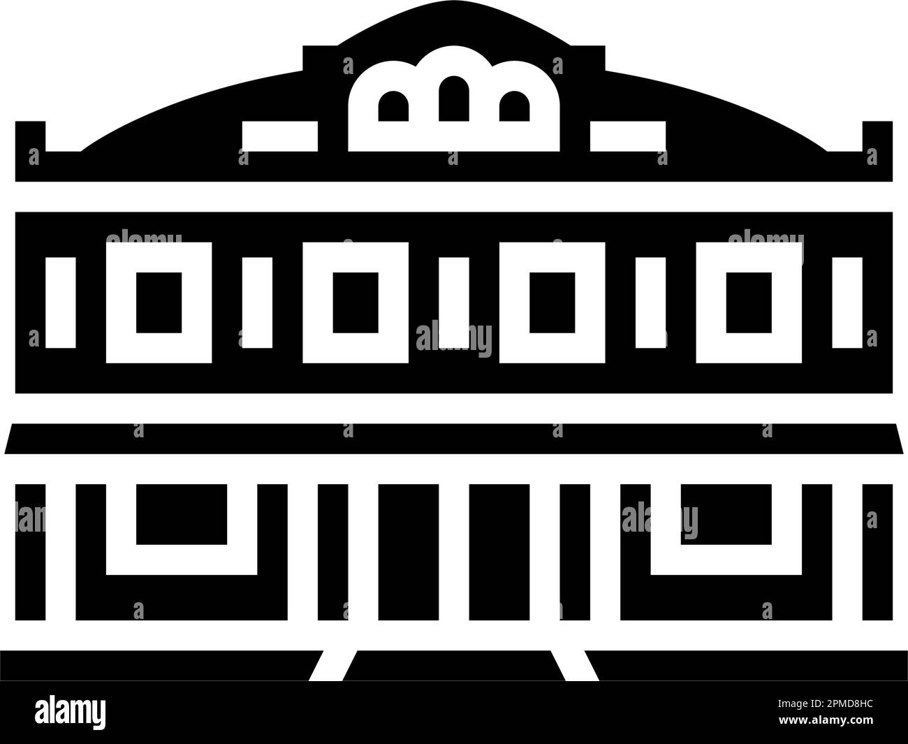 Trading Post Store Glyph Icon Vector Illustration Stock Vector Image And Art Alamy