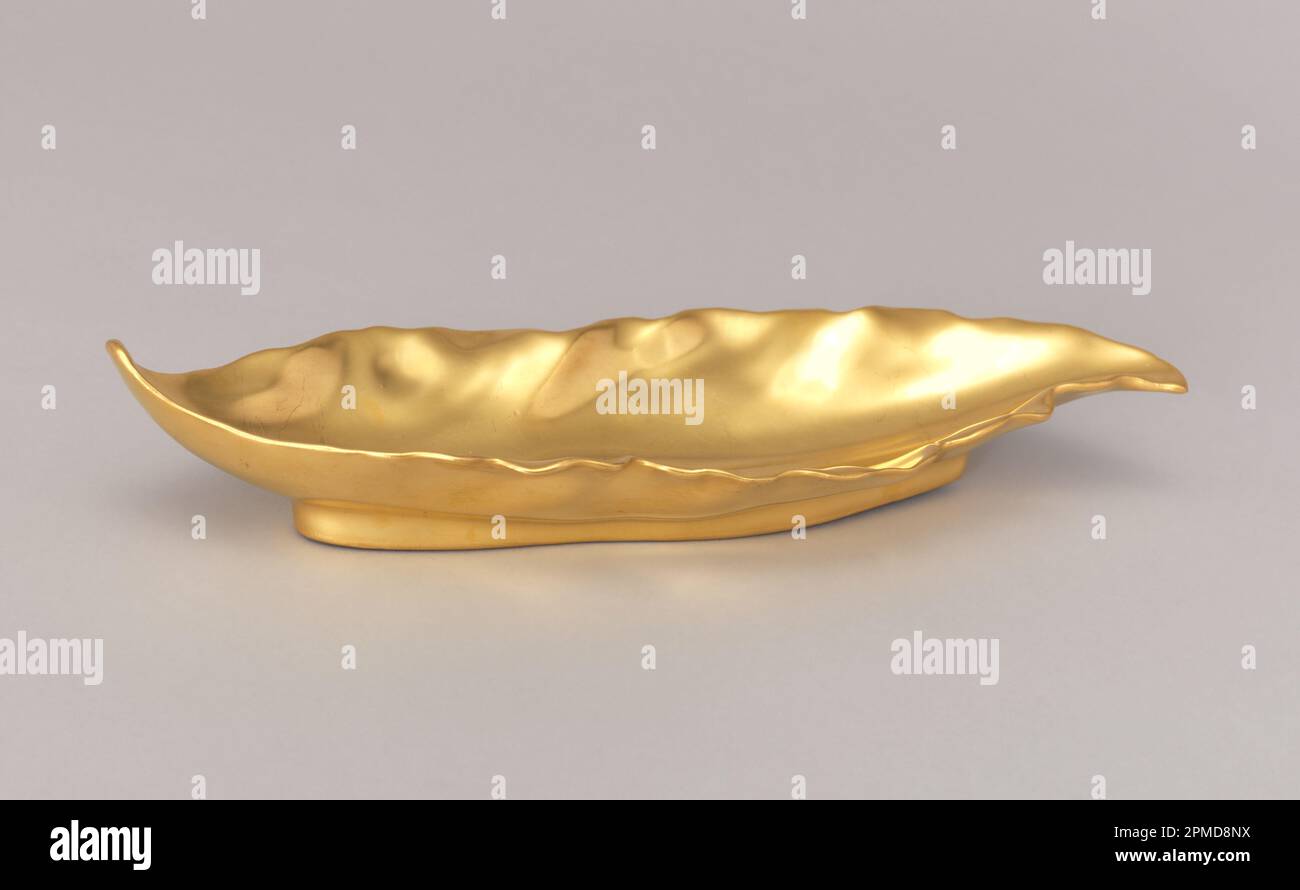 Healey Gold Dish; Manufactured by Chryso-Ceramics (United States ...