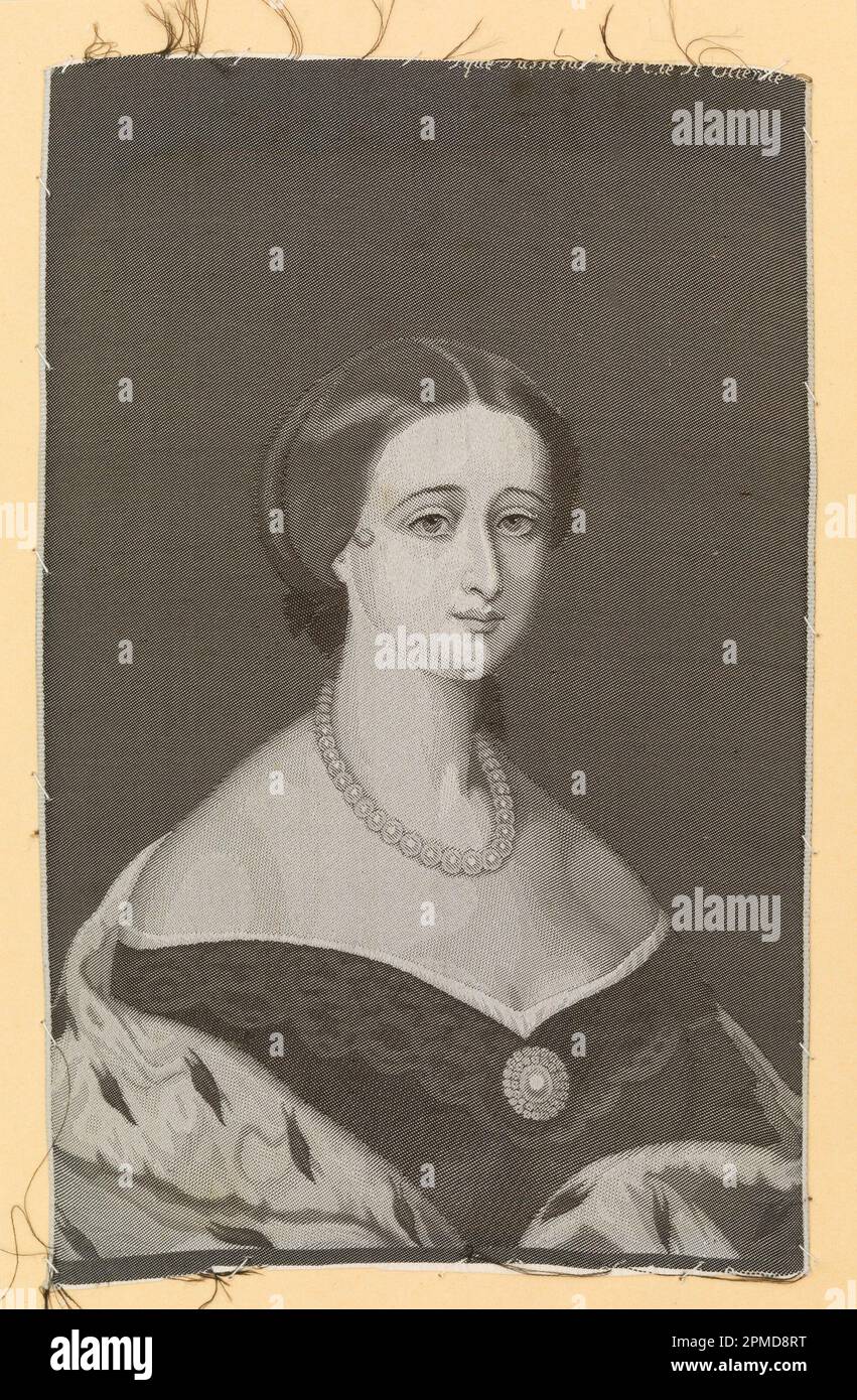 Portrait, Empress Eugenie; Manufactured by Passerat Fils & Cie; France ...