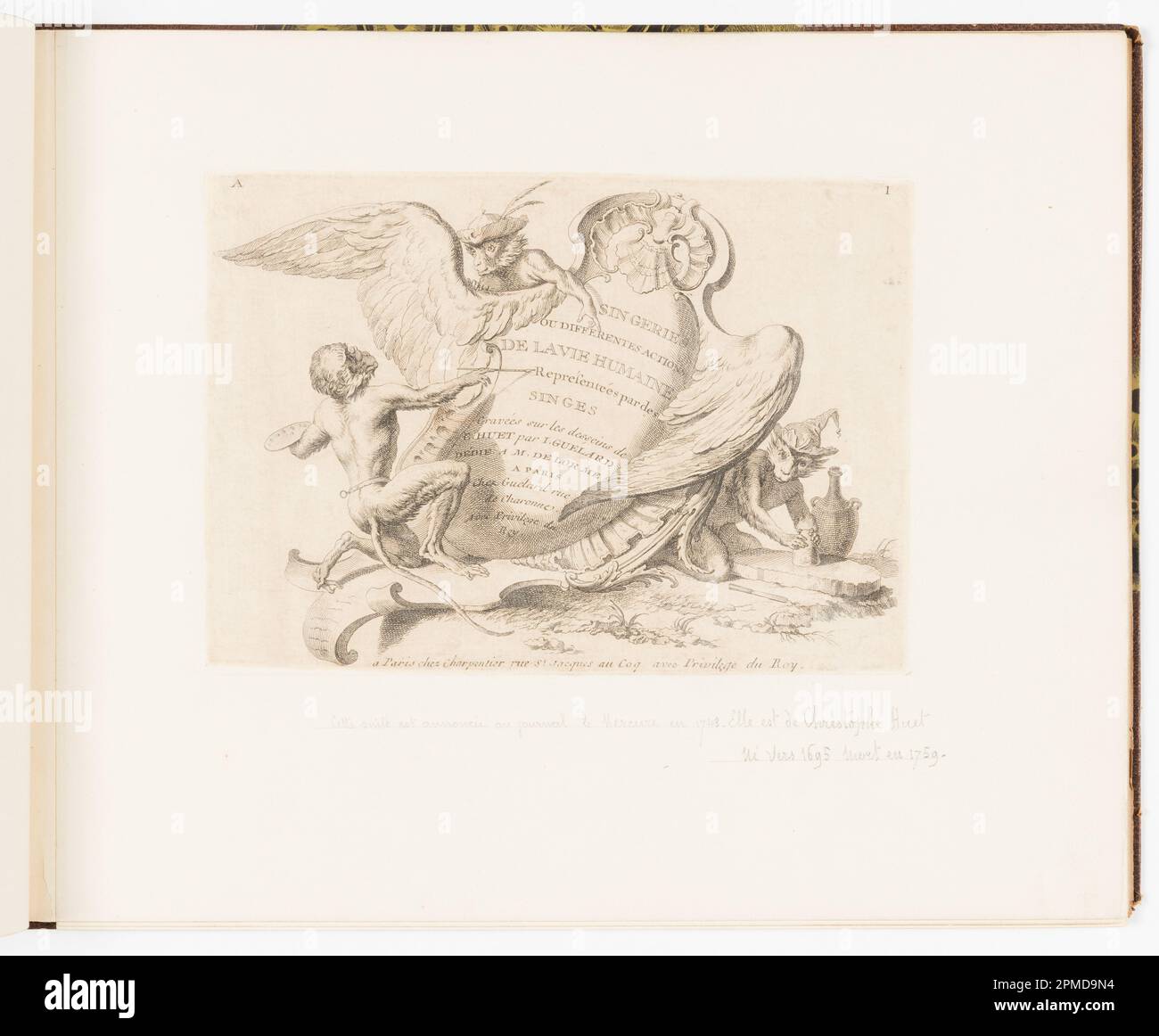 Singeries ou differentes actions de la v hi-res stock photography and ...