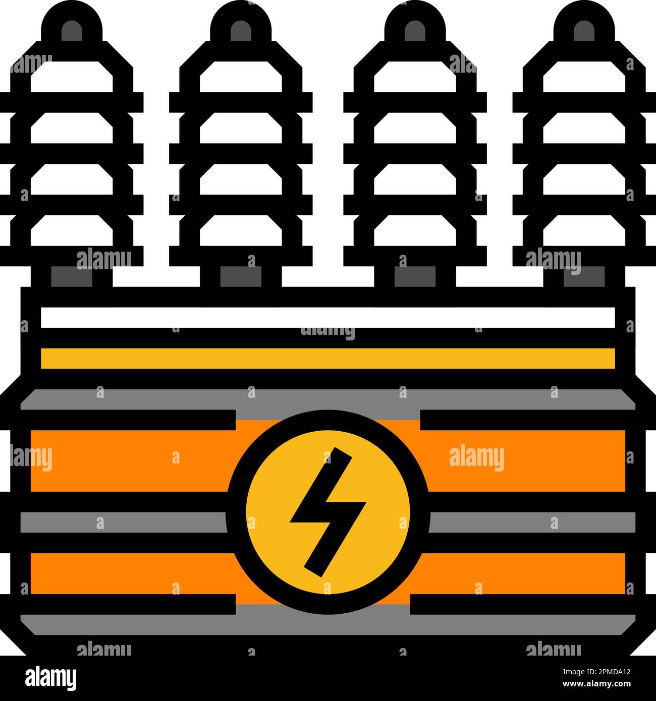 energy electricity color icon vector illustration Stock Vector Image ...