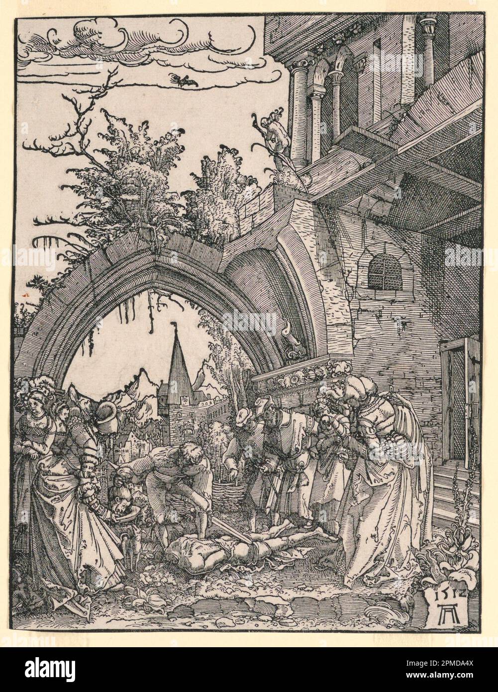 Print, Beheading of John the Baptist; Designed by Albrecht Altdorfer ...