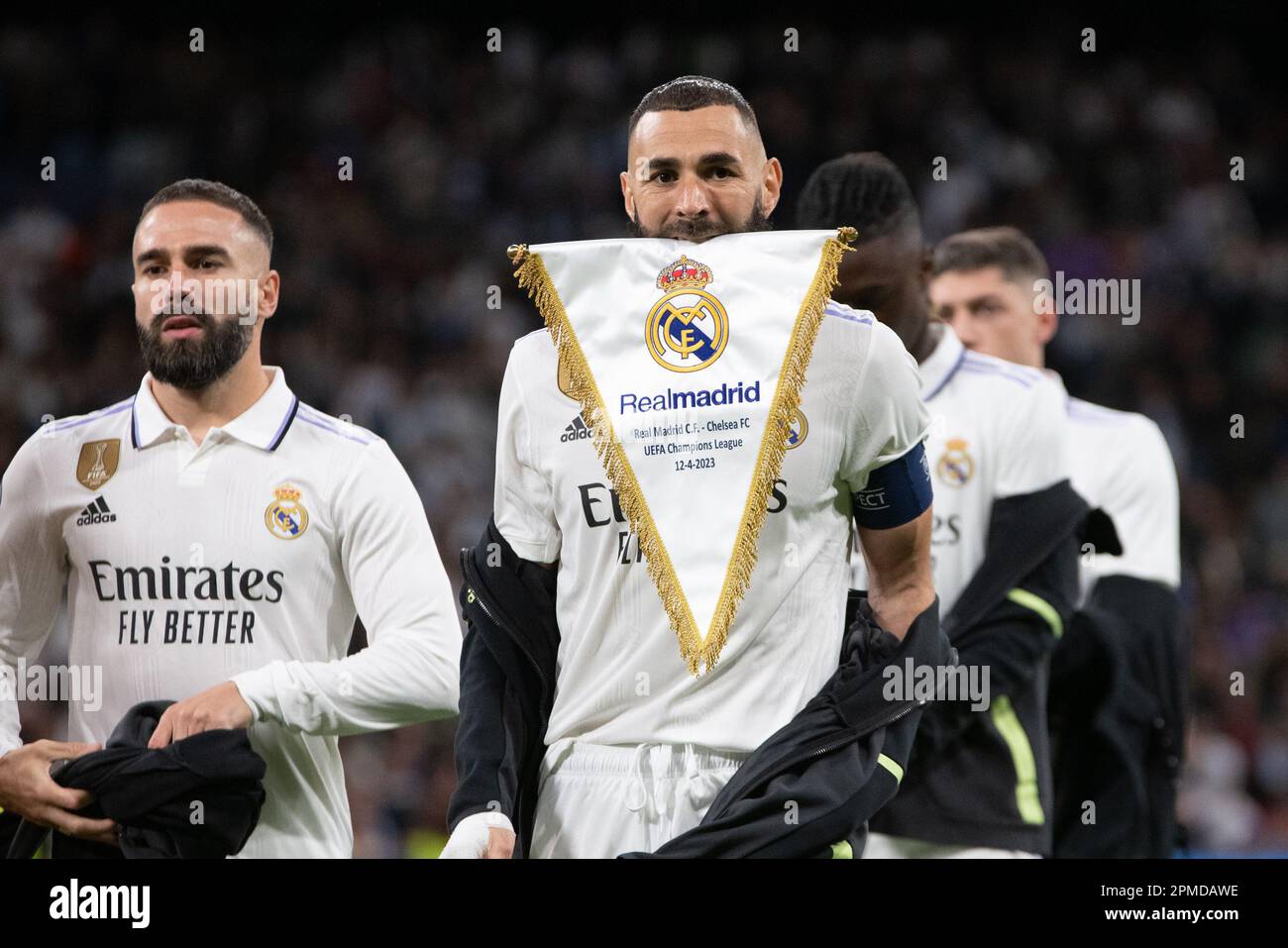 12th April 2023; Santiago Bernabeu Stadium, Madrid, Spain, Champions ...