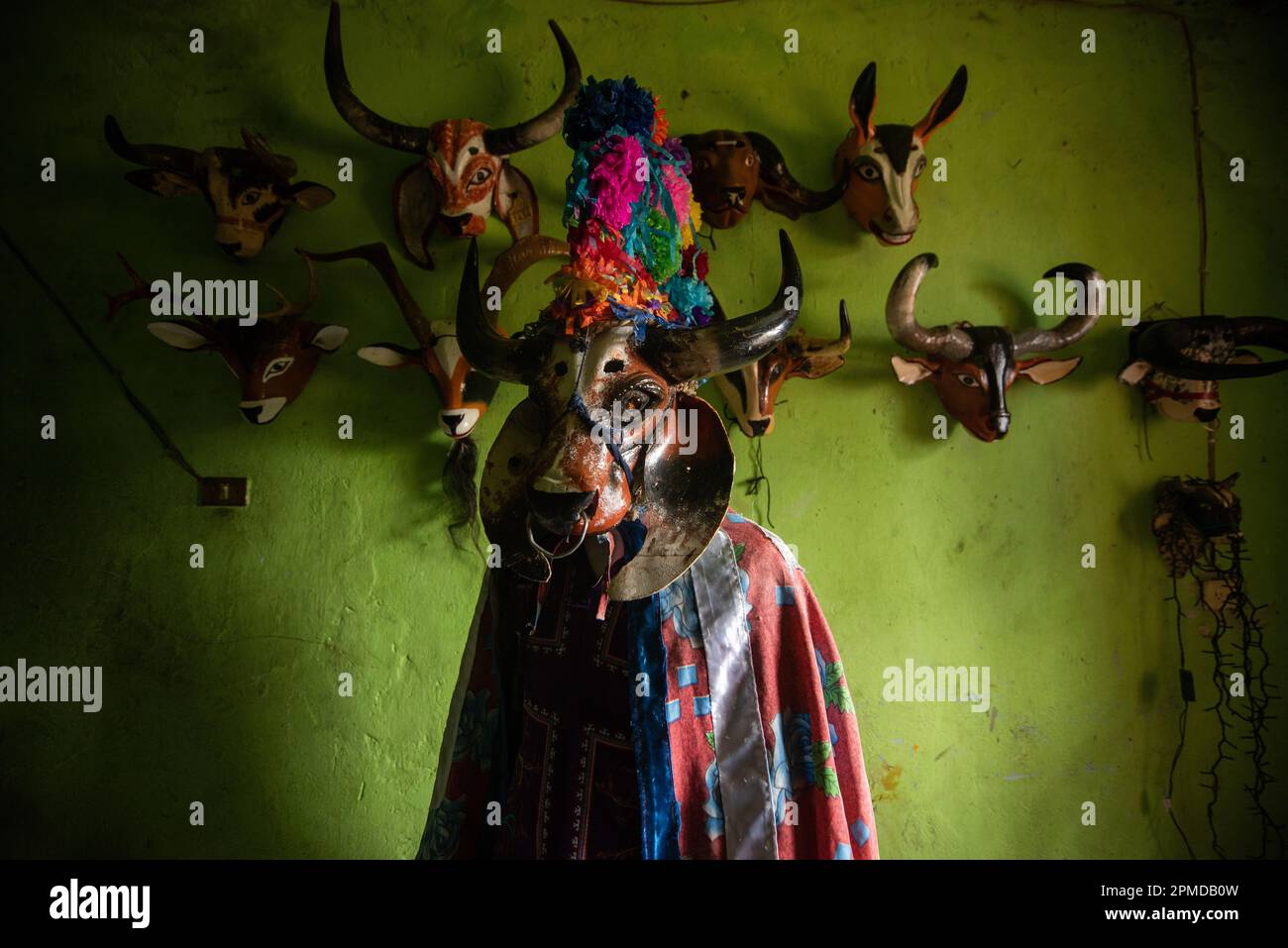 April 12, 2023: Inhabitants of ALto Tio Diego celebrate the Easter ...