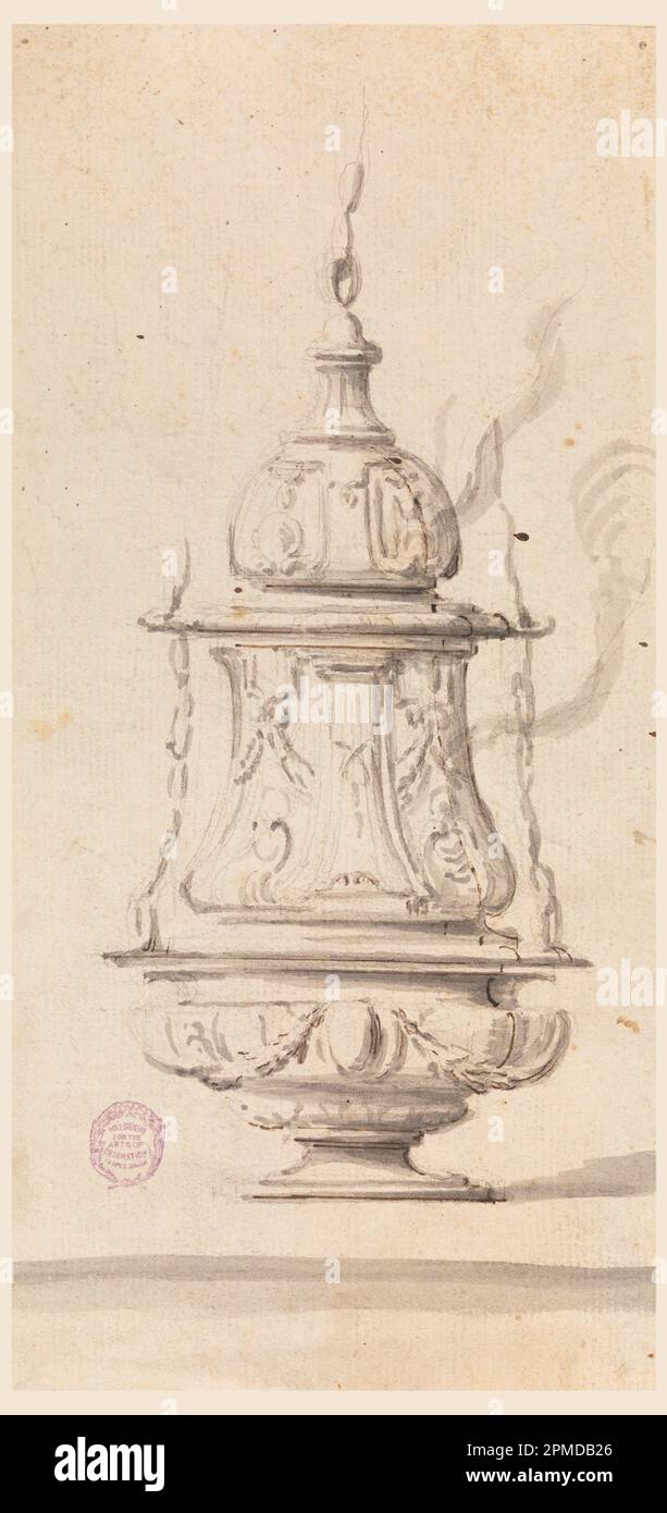 Drawing, Design for a Thurible; Filippo Marchionni (Italian, 1732–1805 ...