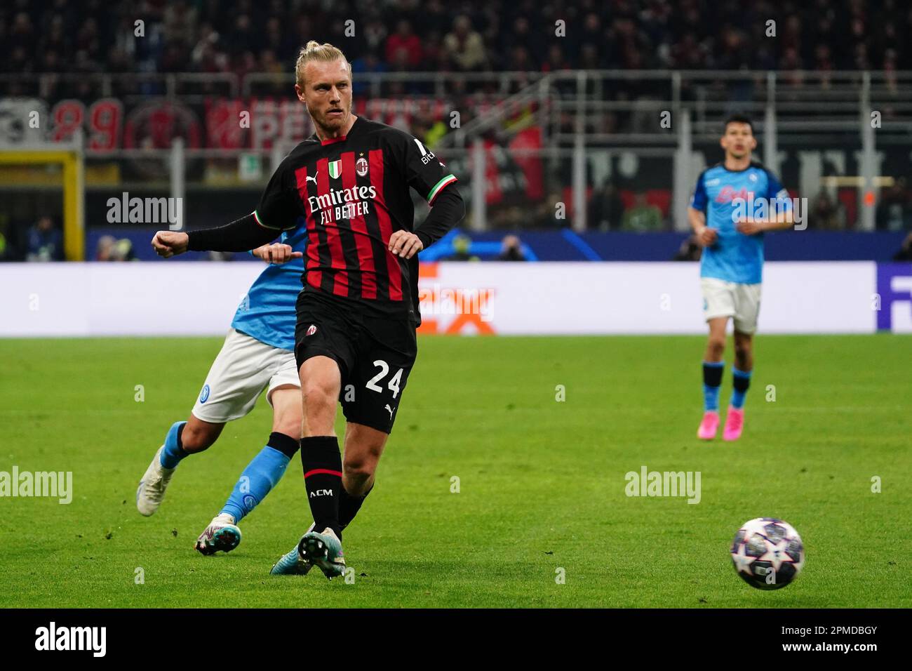 Simon Kjaer (AC Milan) during the UEFA Champions League, Quarter-finals ...