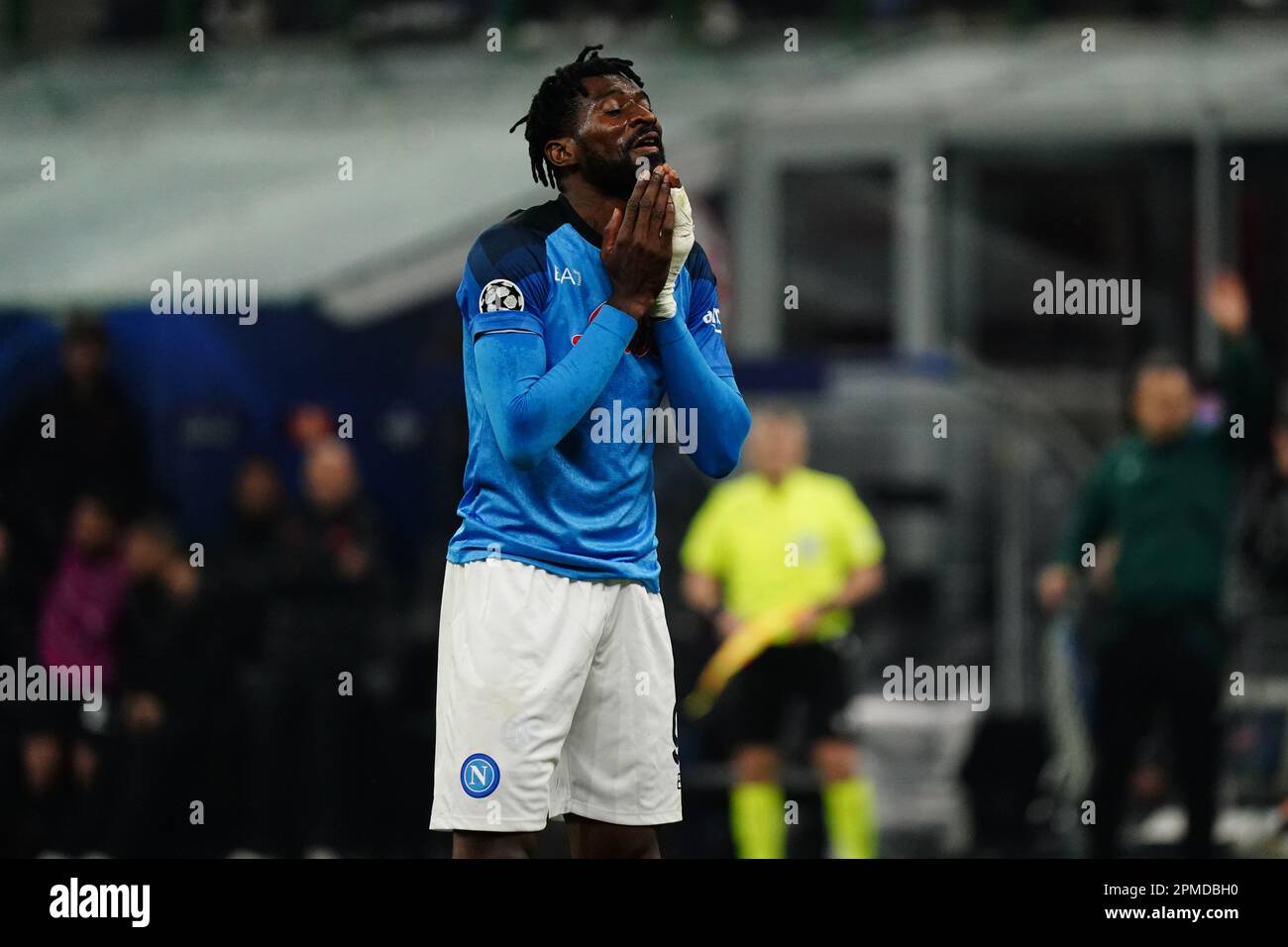 Andre' Zambo Anguissa (SSC Napoli) disappointed during the UEFA ...