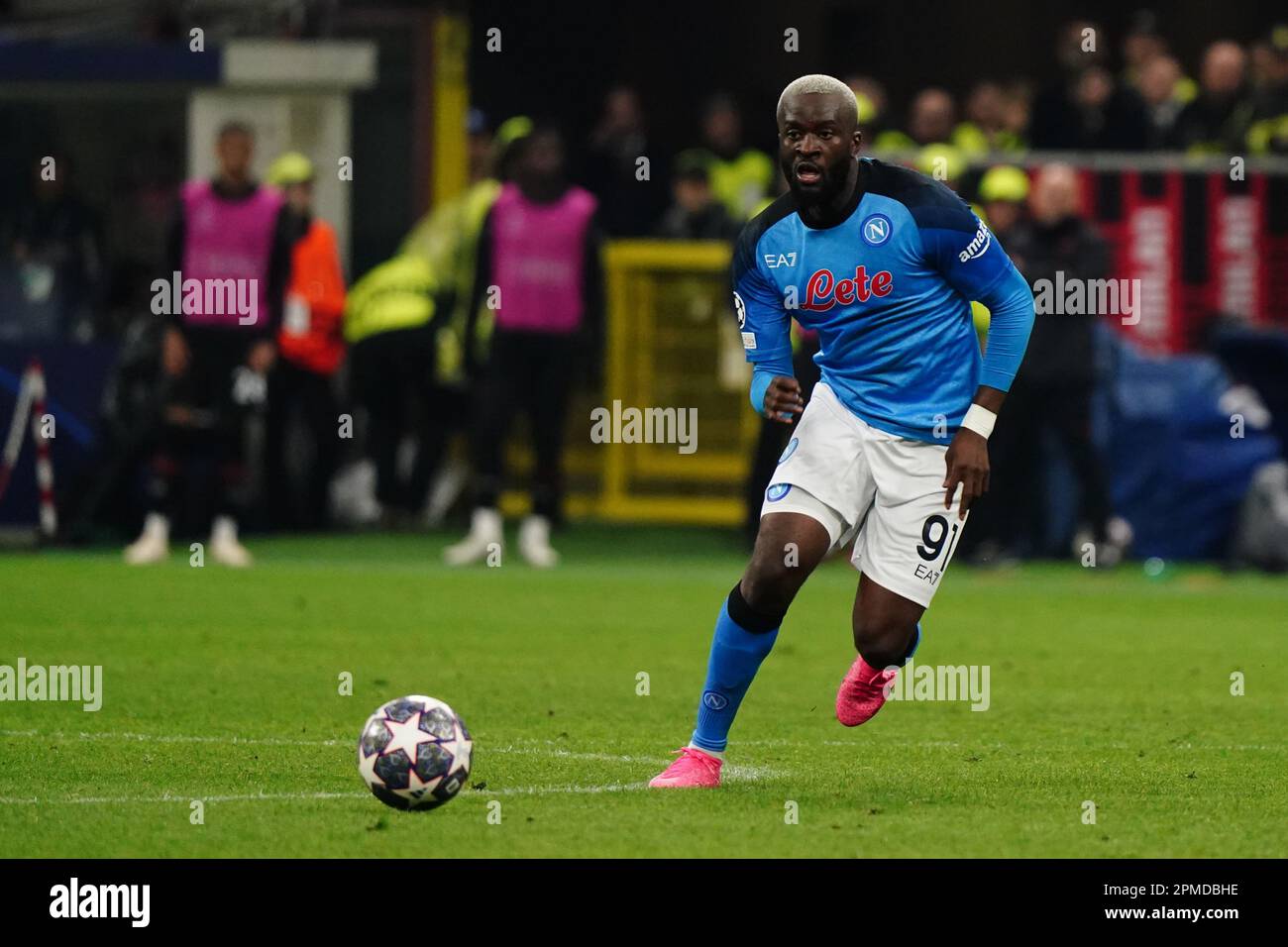 Tanguy Ndombele (SSC Napoli) during the UEFA Champions League, Quarter ...