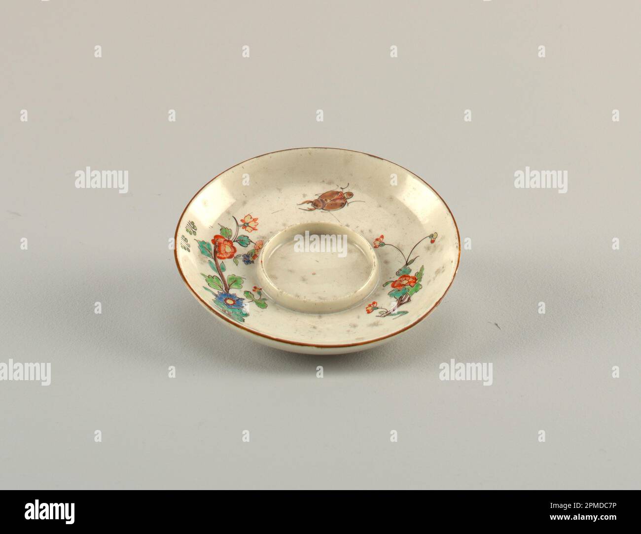 Saucer (France), ca. 1725; Manufactured by Chantilly Porcelain ...