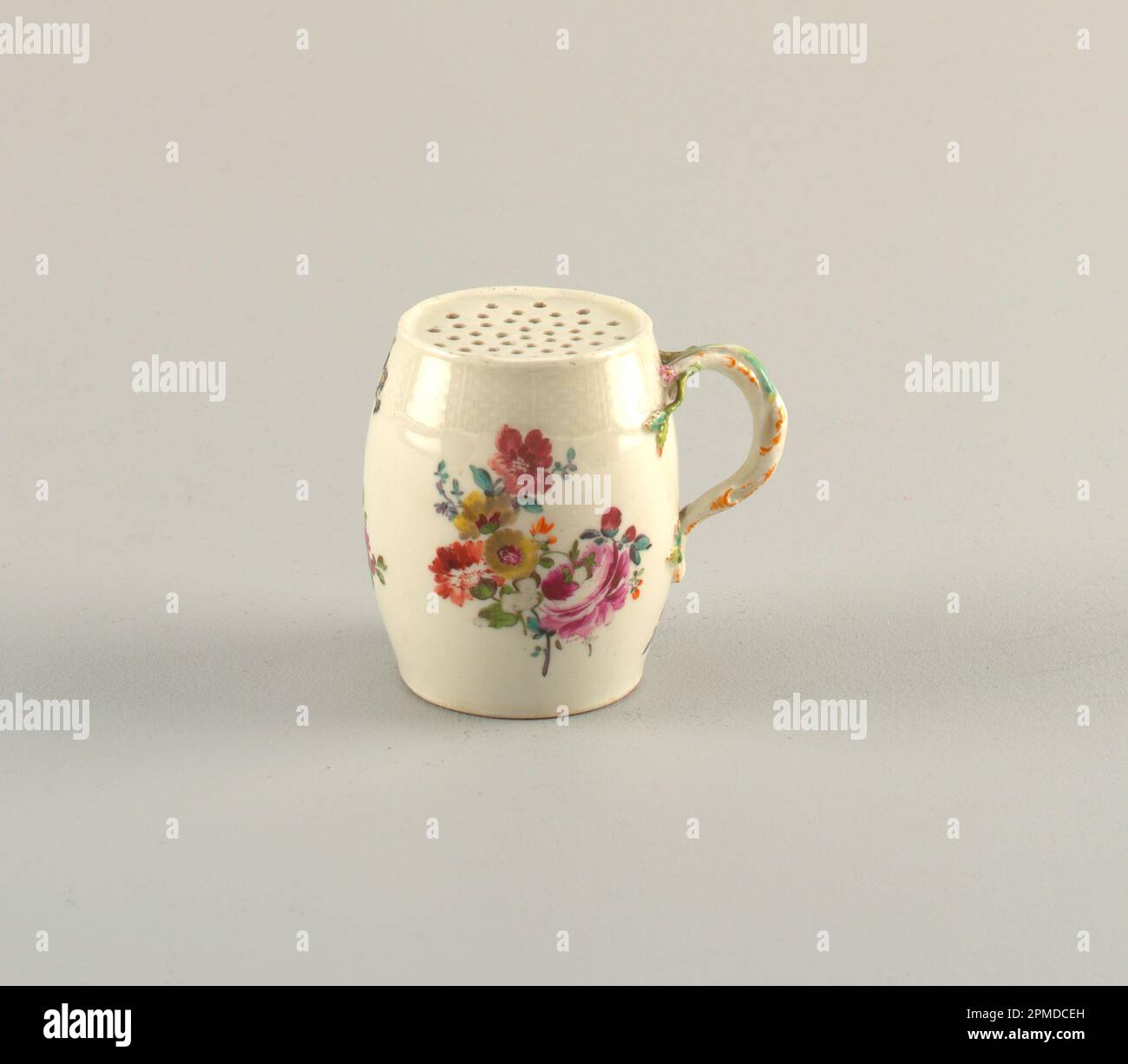 Pounce Pot with Vine-Shaped Handle ("Sandstreuer") Pounce Pot; Probably ...