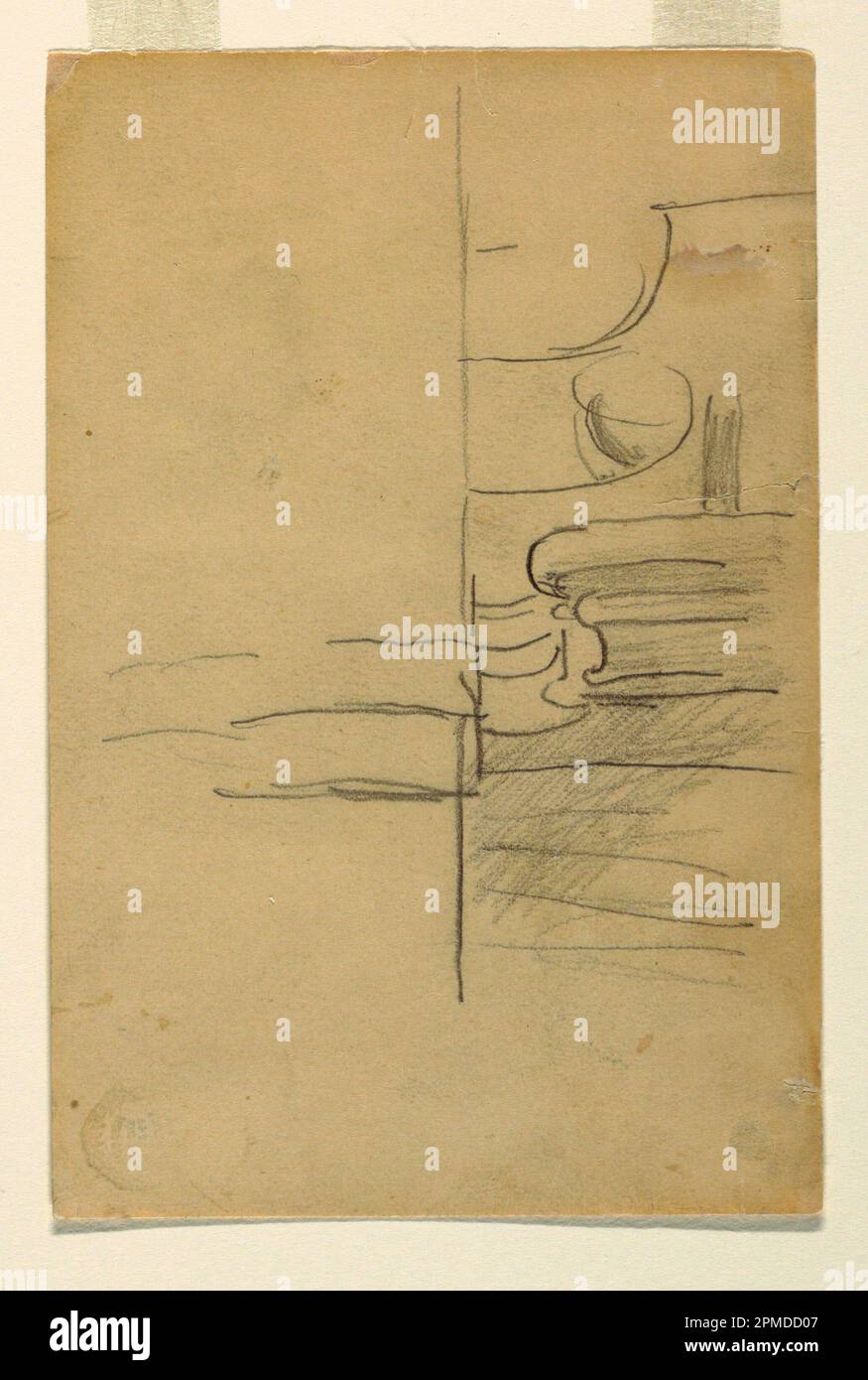 Drawing, Sketch of Details of a Ship's Railing; Winslow Homer (American ...