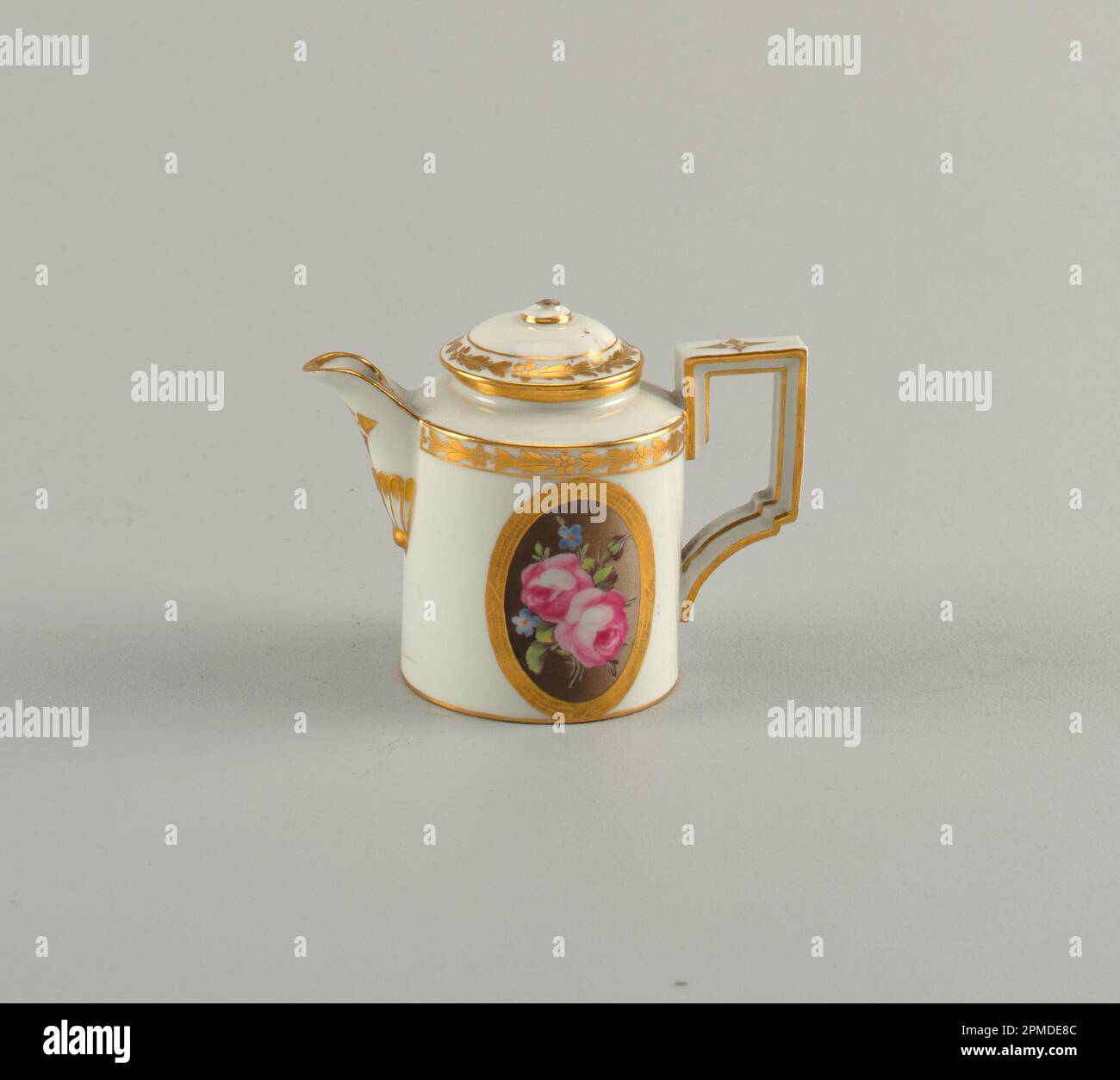 Teapot with Rose Medallion Teapot; Manufactured by Fürstenberg ...