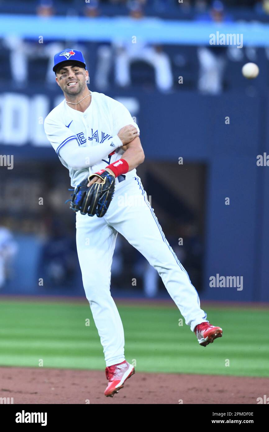 TORONTO, ON - APRIL 12: Toronto Blue Jays Infield Whit Merrifield (15 ...