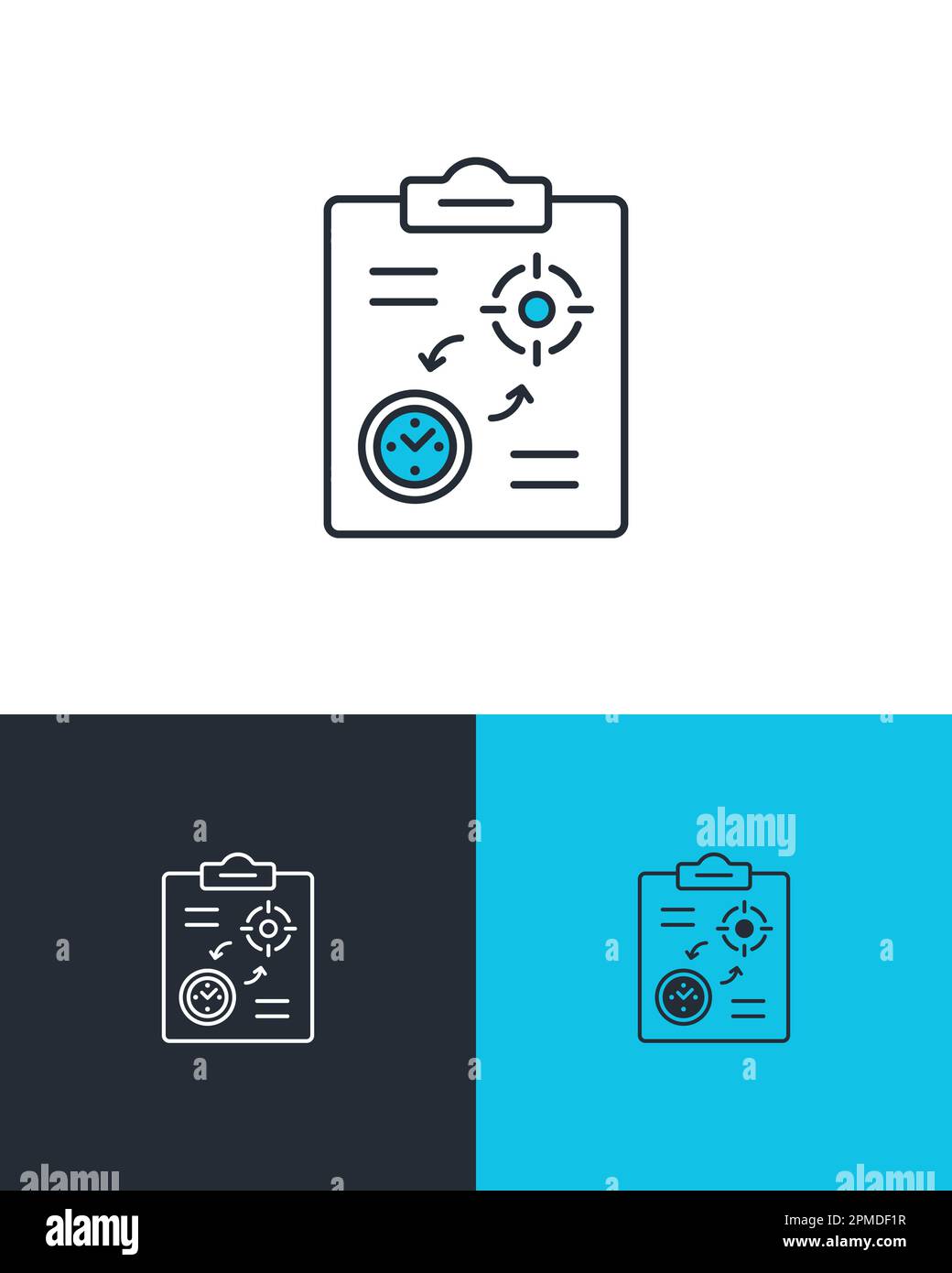 Planning and forecasting Stock Vector Images - Alamy