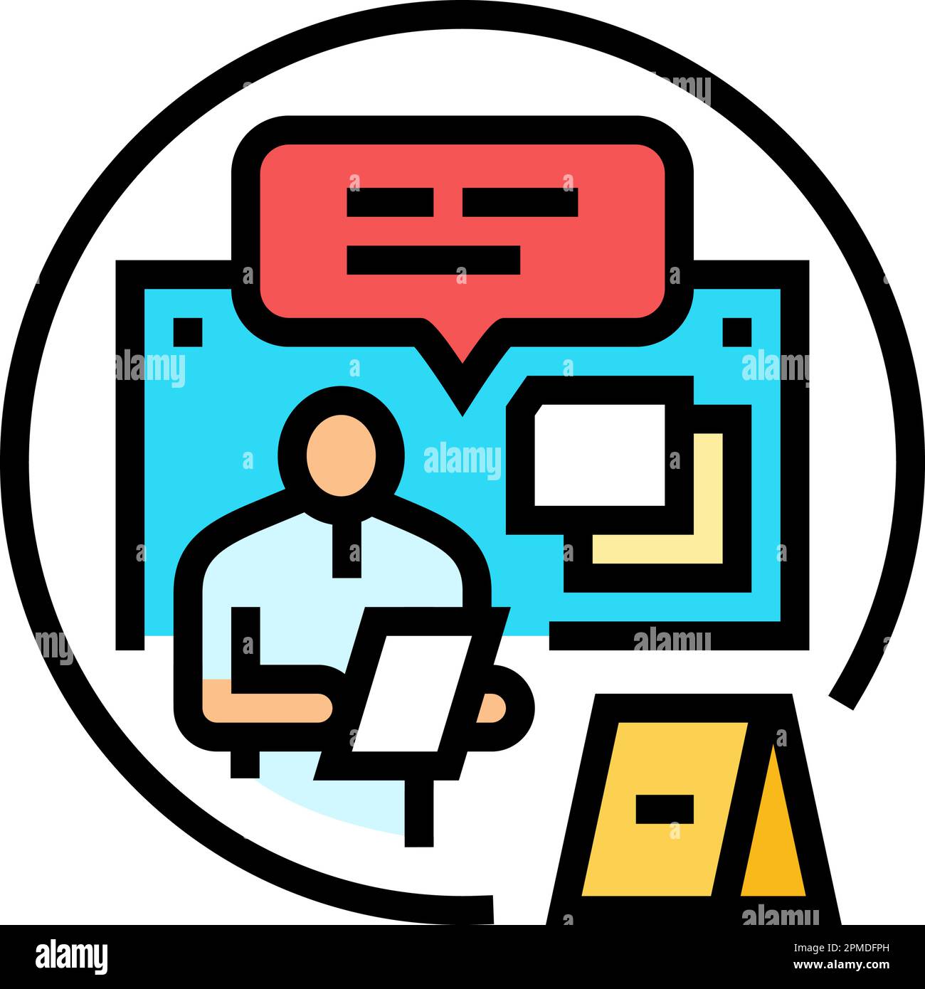 Police witness accident Stock Vector Images - Alamy